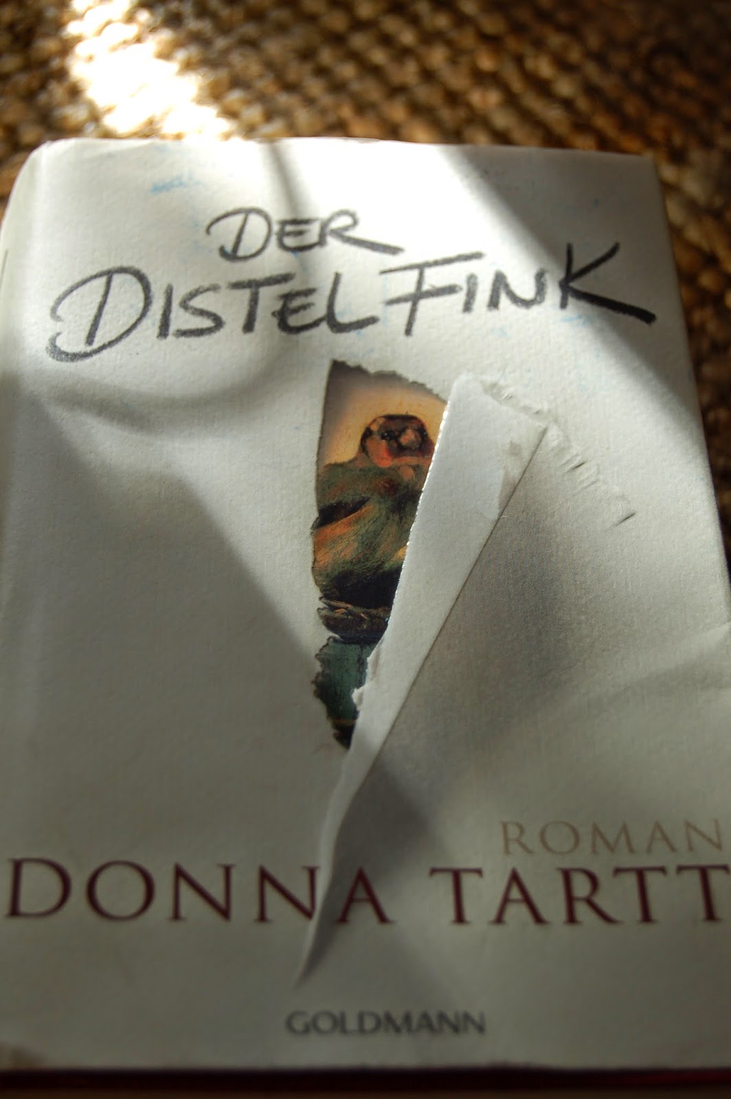 Der Distelfink - Karminrot Lesezimmer