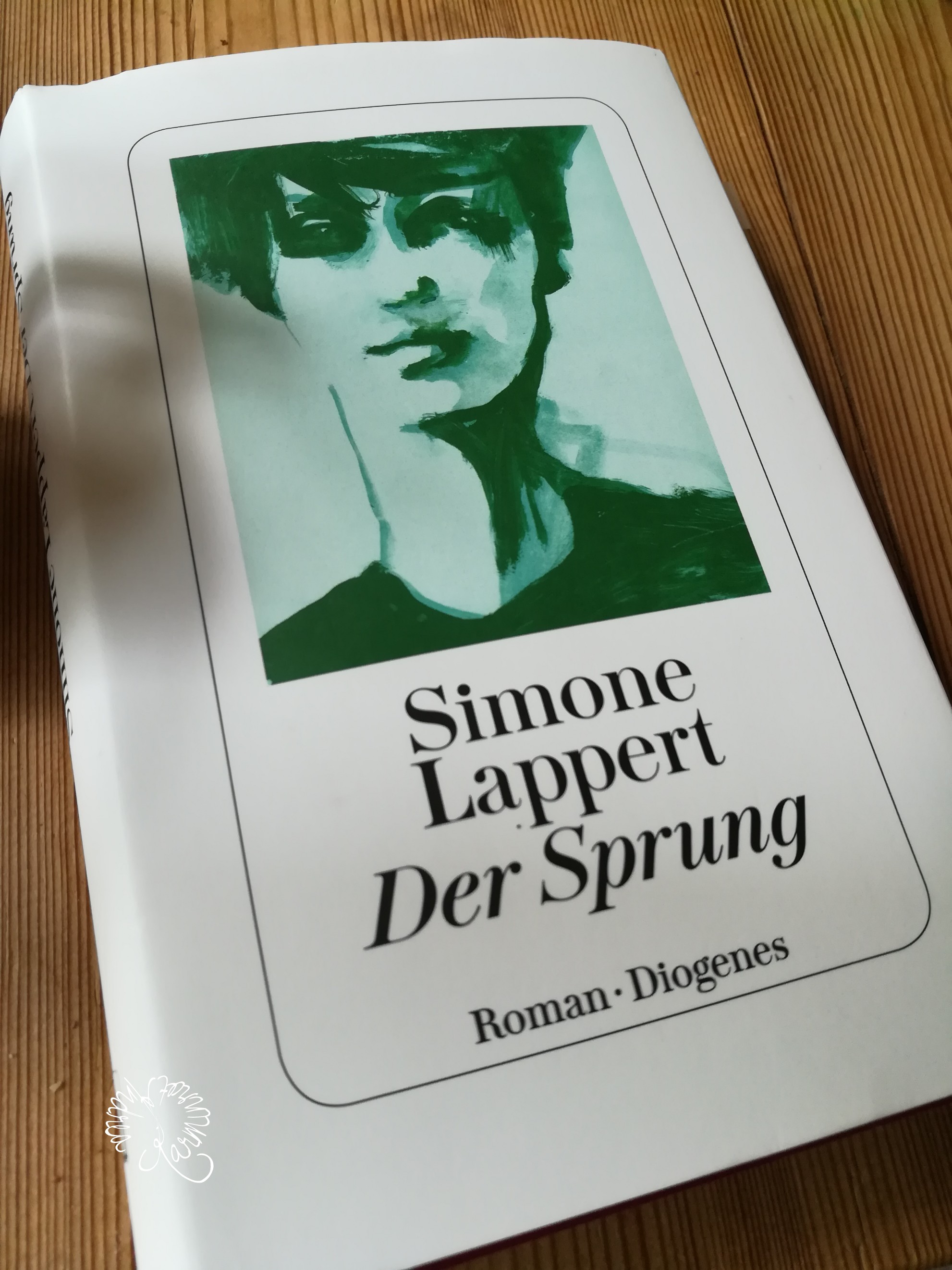Der Sprung, von Simone Lappert - Karminrot Lesezimmer